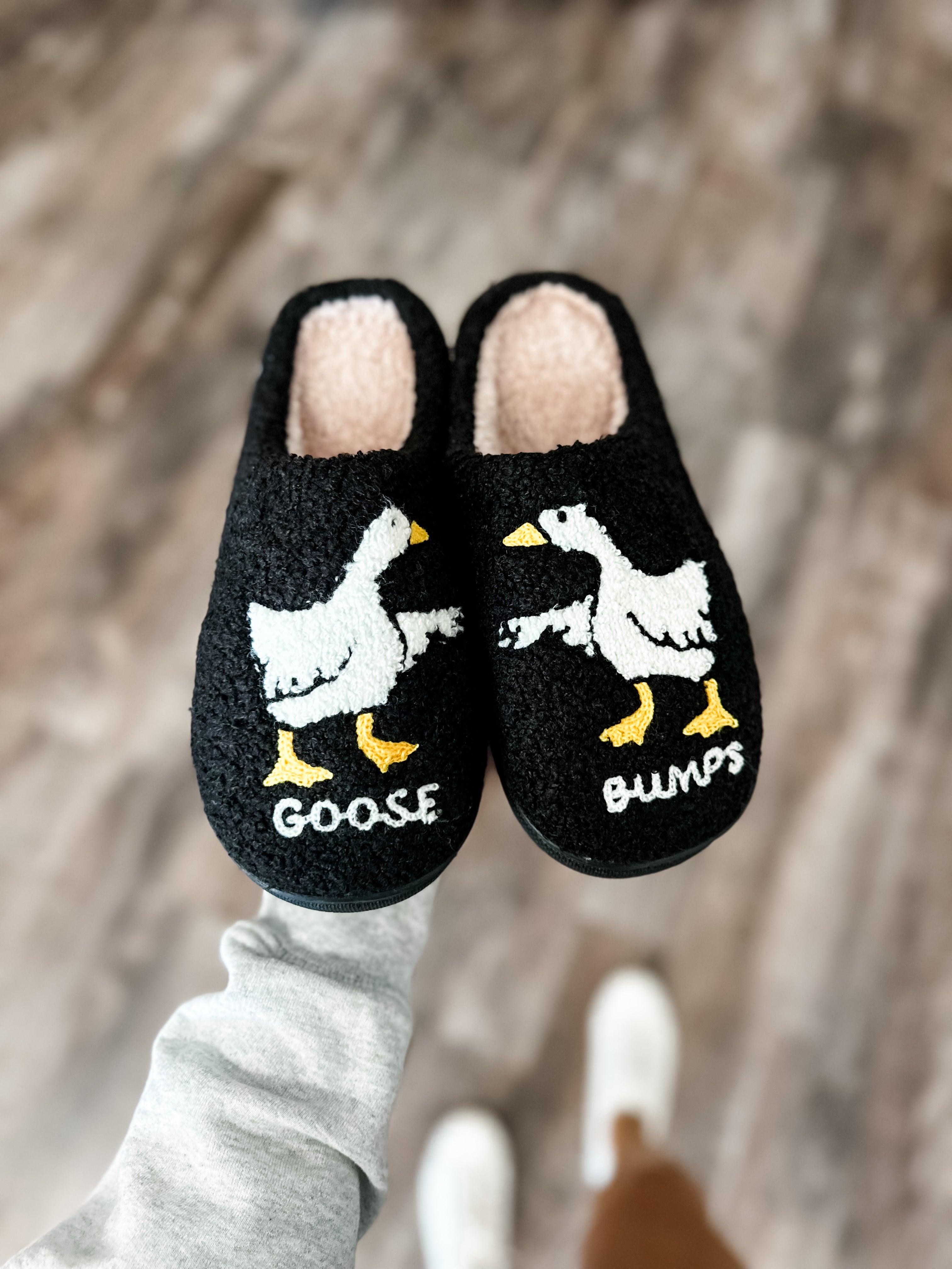 Goose Bumps Slippers – OTM Boutique & Bow Co.